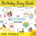 Birthday Busy Book Printable | Printable Fun Kid Learning Activities ...