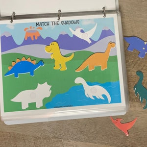 Dinosaur Busy Book Printable | Toddler Learning Binder | Printable Fun ...