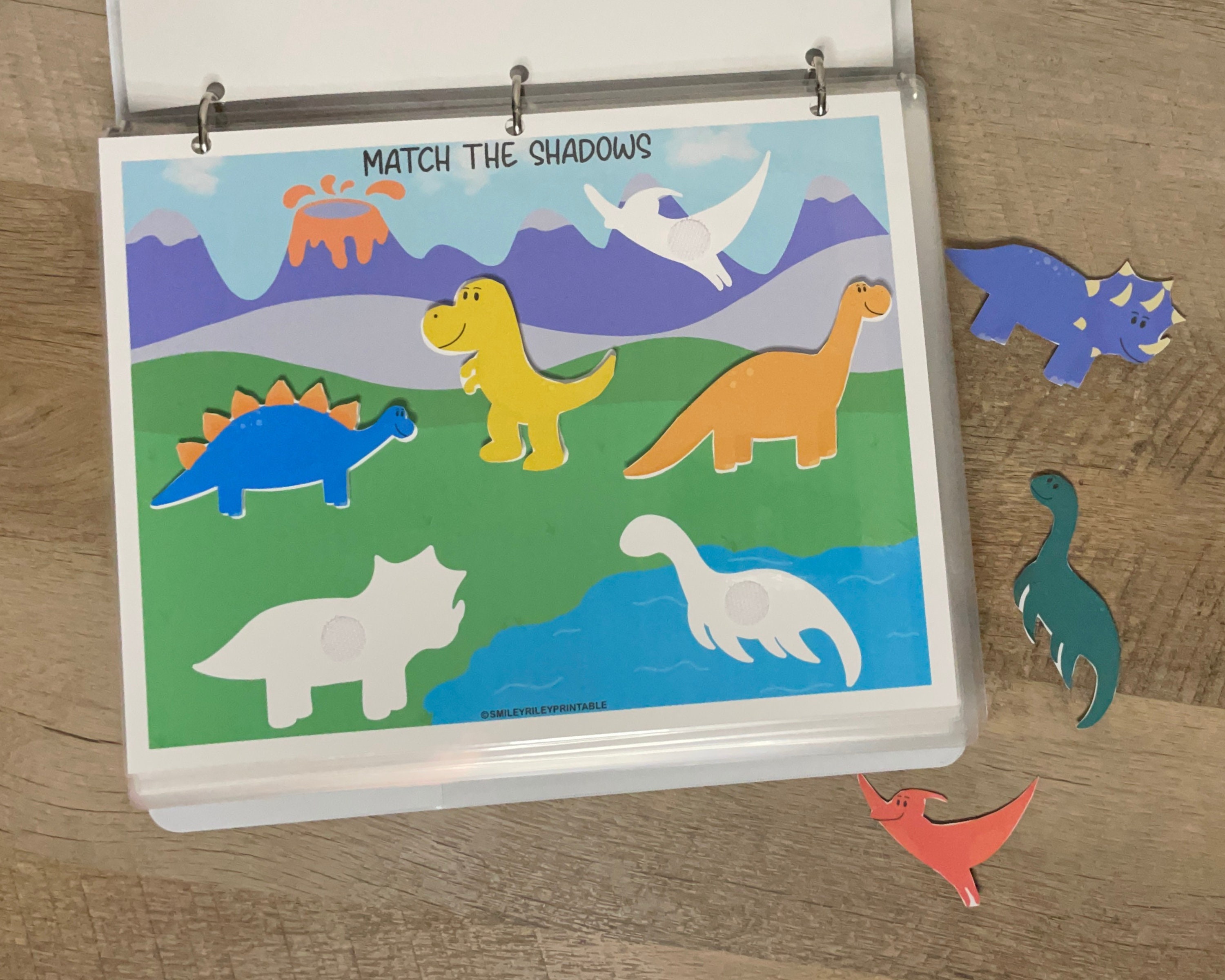 Dinosaur Busy Book Printable Toddler Learning Binder Printable Fun ...