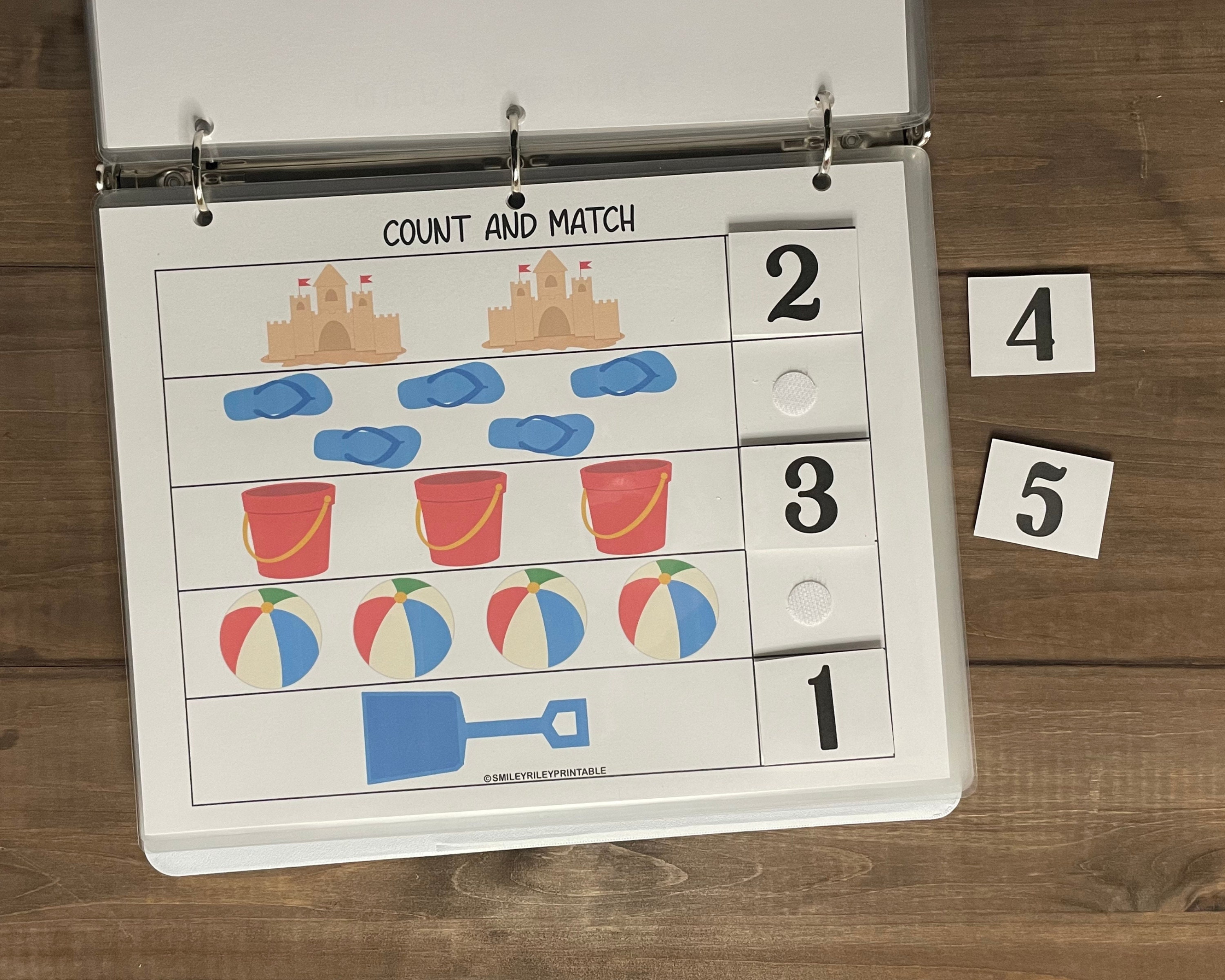 Beach Busy Book Printable Summer Printable Fun Kid Learning Activities ...