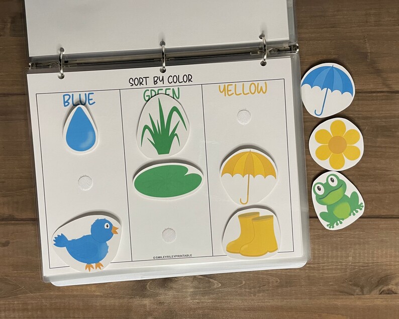 Spring Busy Book Printable Seasonal Spring Printable Kid Learning ...