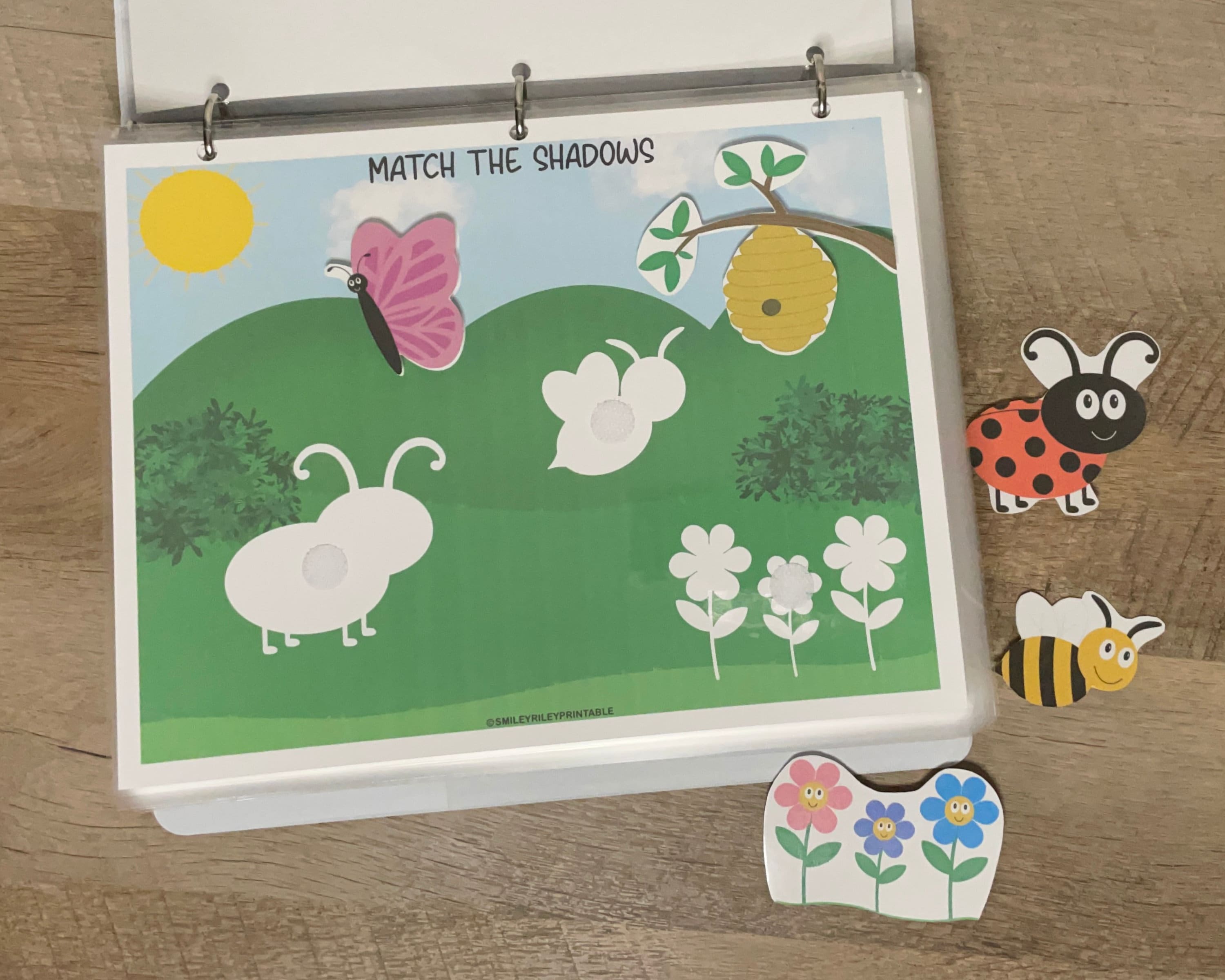 Flower Garden Busy Book Printable | Toddler Learning Binder | Printable ...