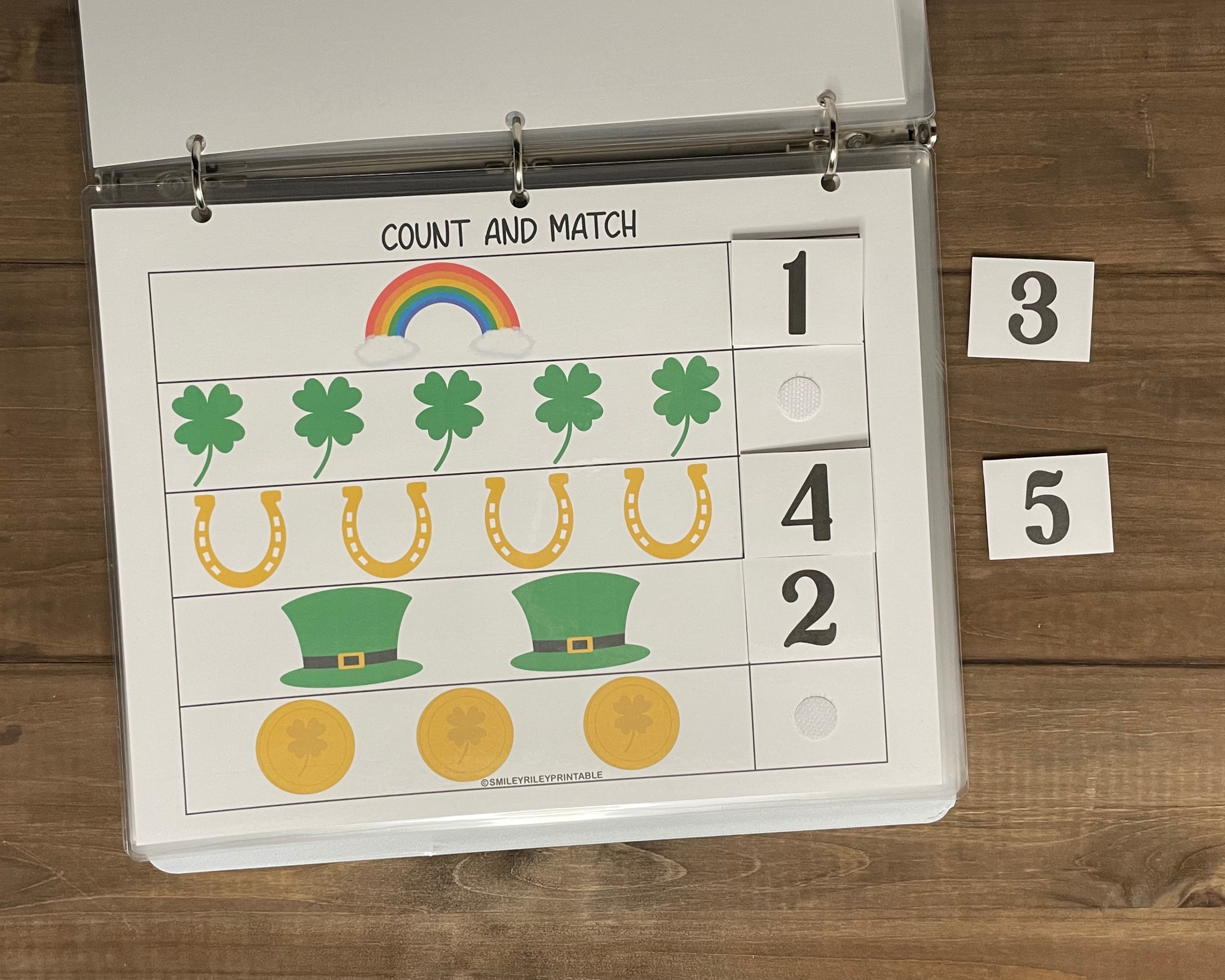 ST Patricks Day Busy Book Printable | Spring Printable Kid Learning ...