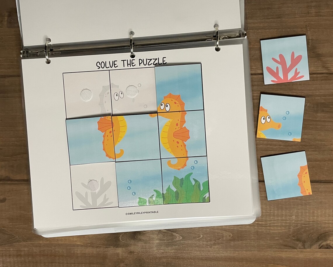 Ocean Busy Book Printable Sea Printable Fun Kid Learning Activities ...