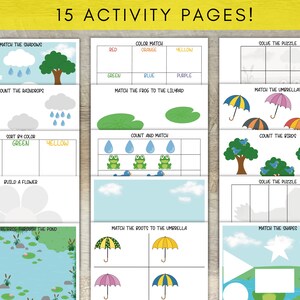 Spring Busy Book Printable Seasonal Spring Printable Kid Learning ...