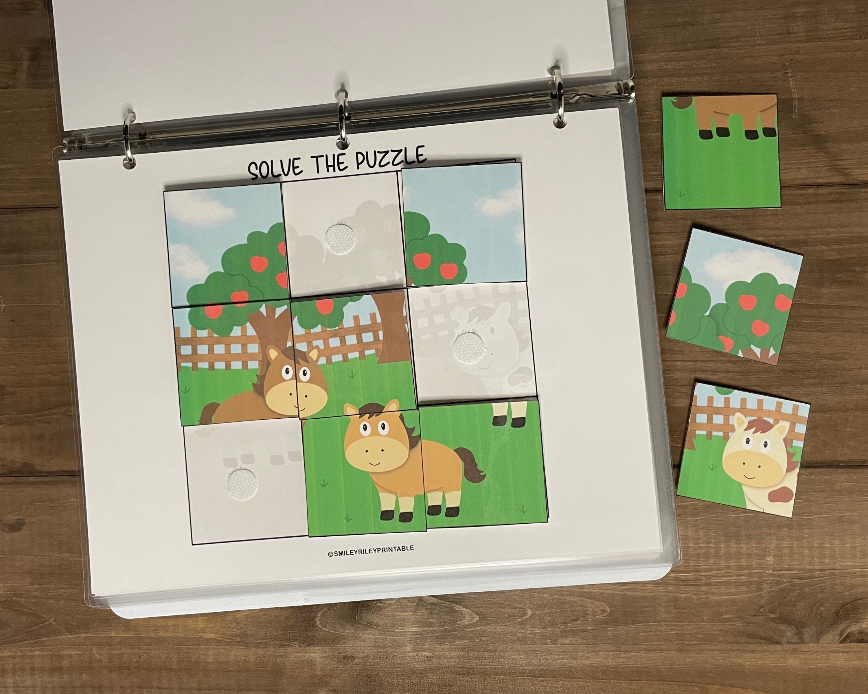 Farm Busy Book Printable | Toddler Learning Binder | Printable Fun ...