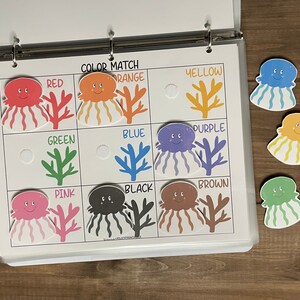 Ocean Busy Book Printable Sea Printable Fun Kid Learning - Etsy