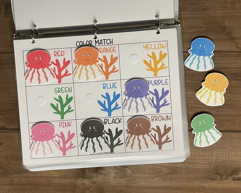 Ocean Busy Book Printable Sea Printable Fun Kid Learning - Etsy