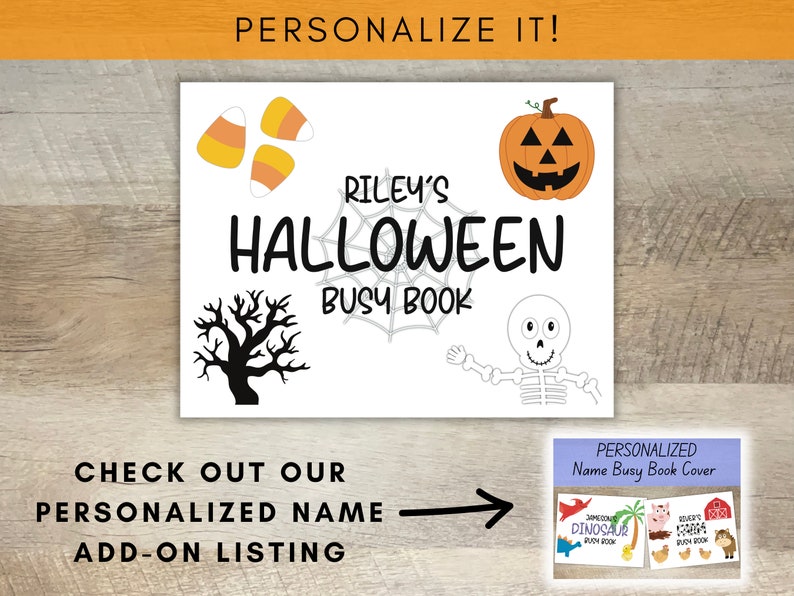 Halloween Busy Book Printable Fall Printable Fun Kid - Etsy
