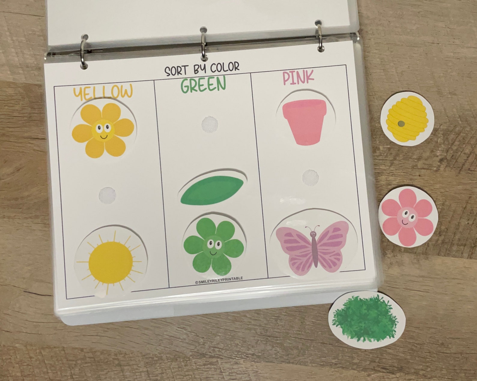 Flower Garden Busy Book Printable Toddler Learning Binder - Etsy