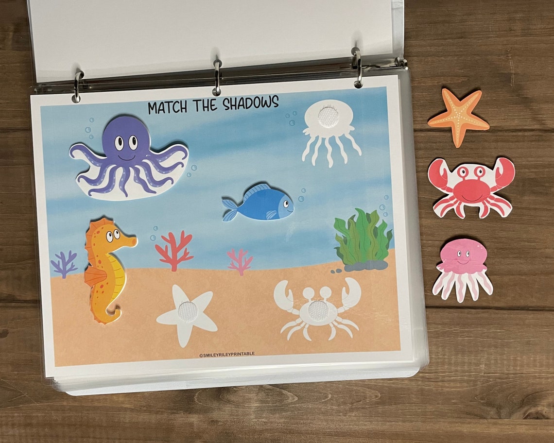 Ocean Busy Book Printable Sea Printable Fun Kid Learning Activities ...