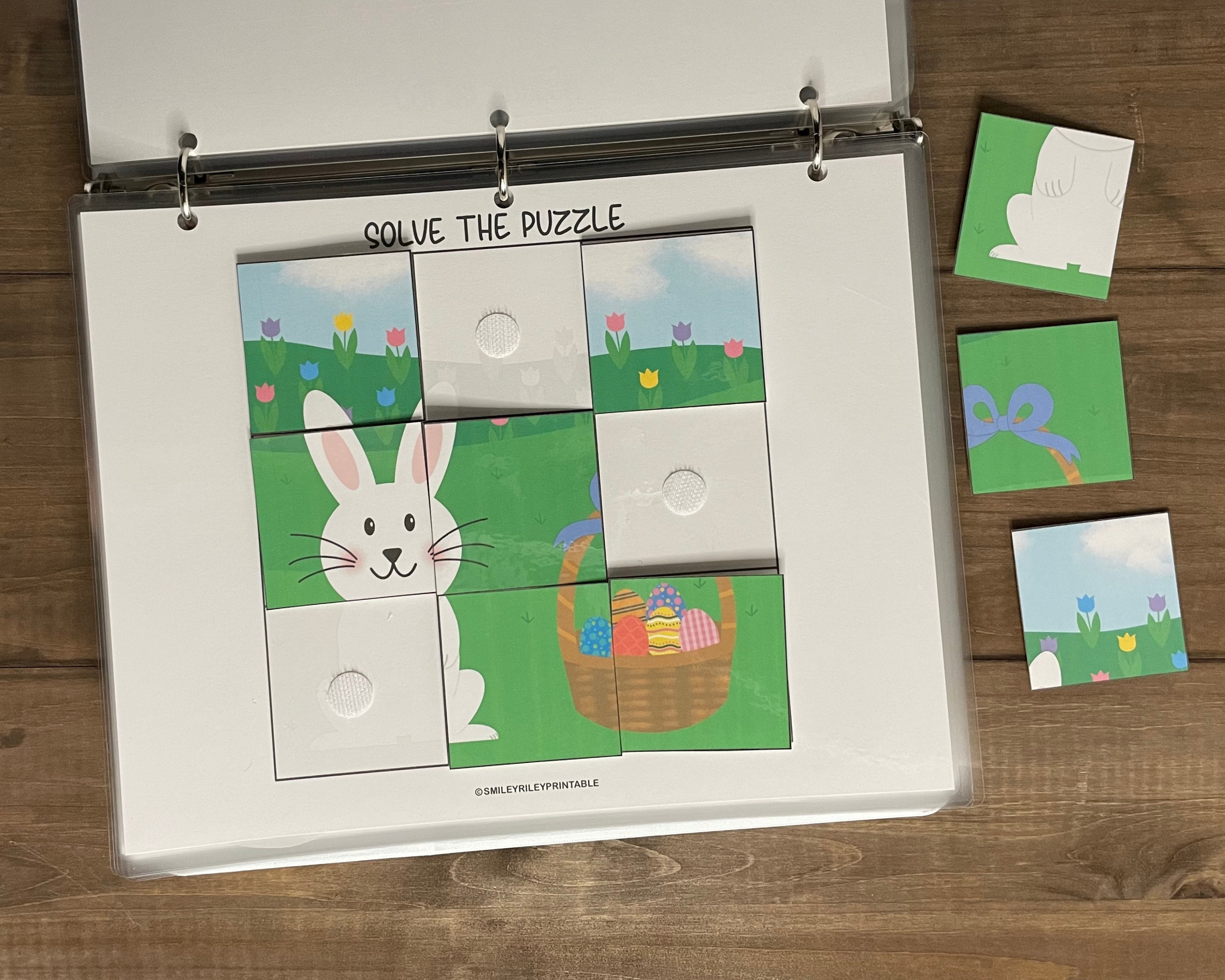 Easter Busy Book Printable Spring Printable Kid Learning Activities ...