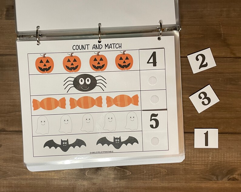 Halloween Busy Book Printable Fall Printable Fun Kid Learning ...
