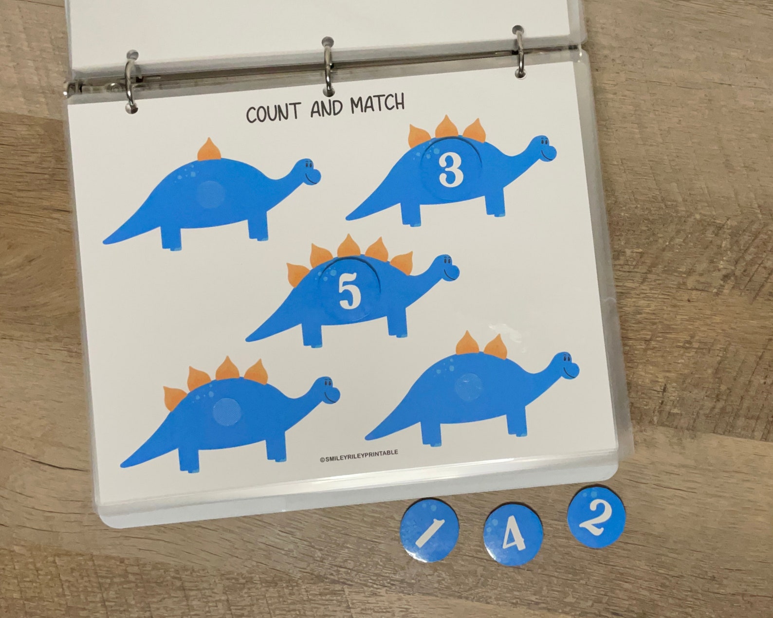 Dinosaur Busy Book Printable Toddler Learning Binder Printable Fun ...