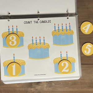 Birthday Busy Book Printable | Printable Fun Kid Learning Activities ...