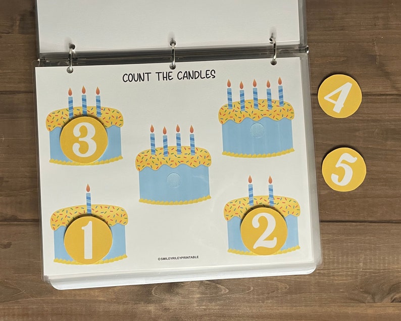 Birthday Busy Book Printable | Printable Fun Kid Learning Activities ...