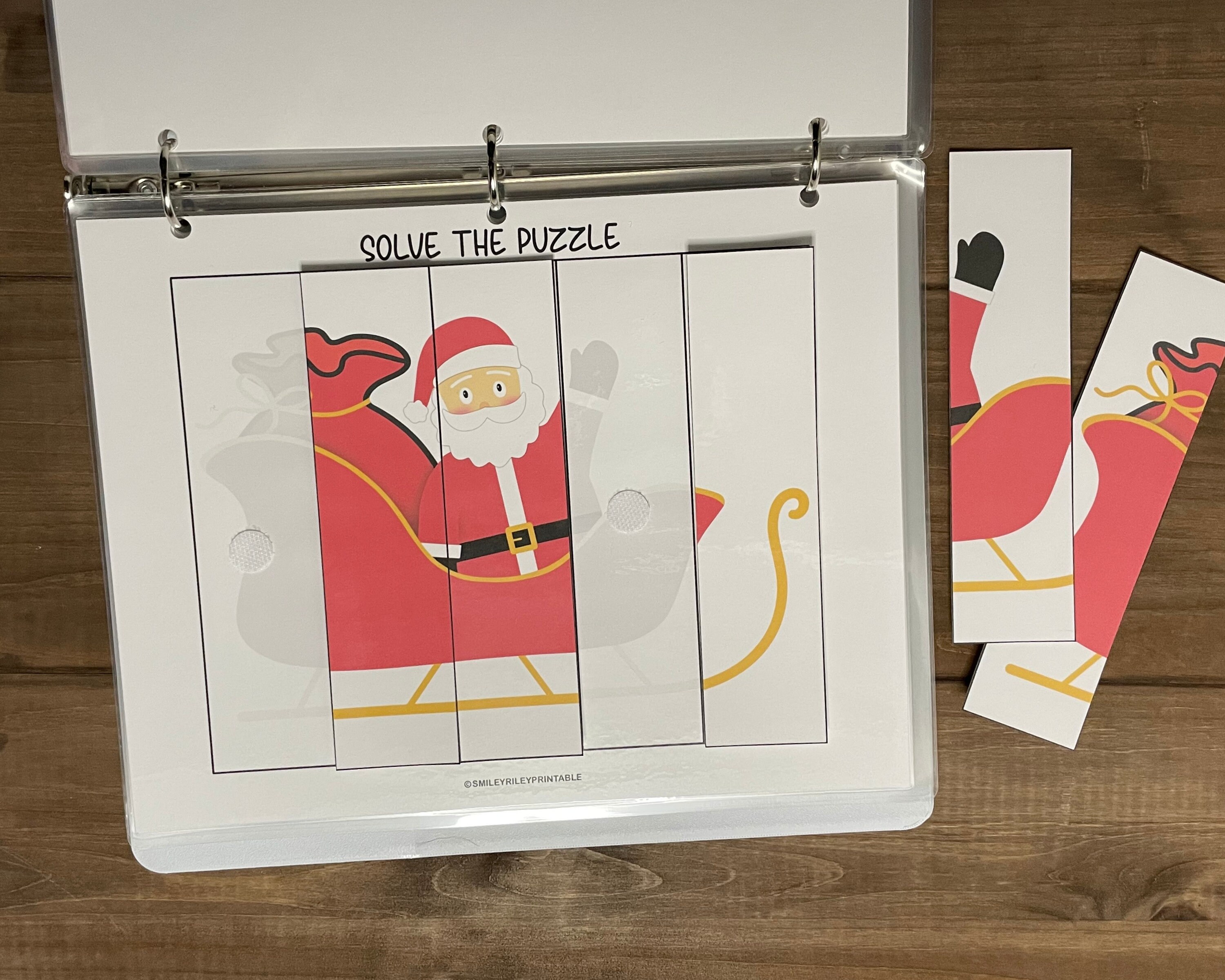 Christmas Busy Book Printable Winter Printable Fun Kid Learning ...