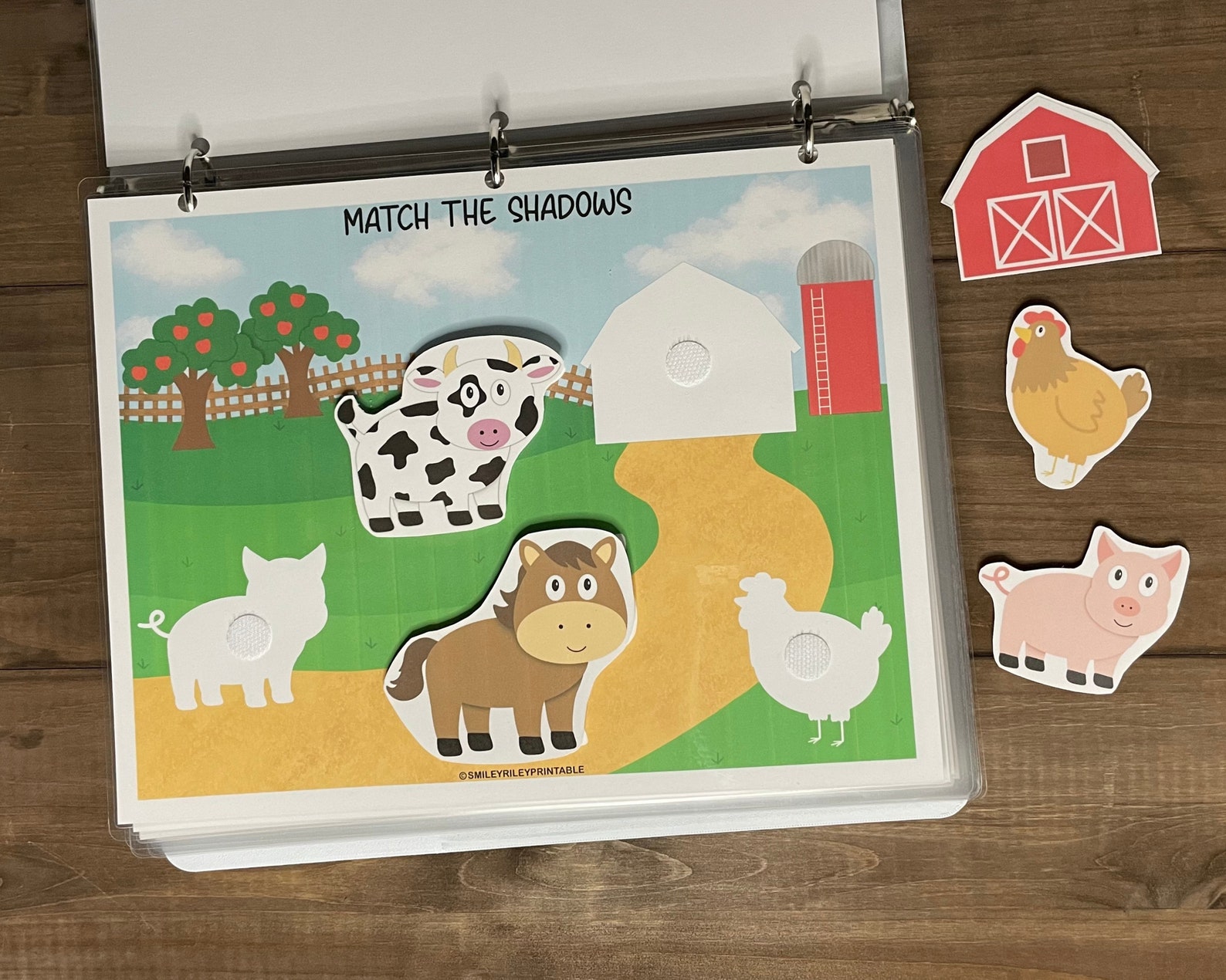 Farm Busy Book Printable | Toddler Learning Binder | Printable Fun ...