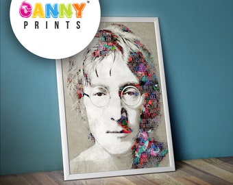 Mixed Media Poster | Etsy