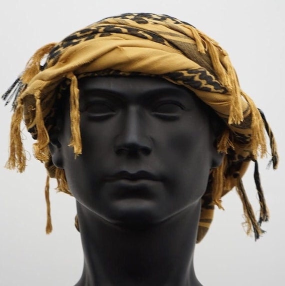 Men Black Turban Men Halo Headwraps Durag Turban Hat for Men Multiple ...