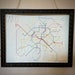 Paris Minimal Subway Map, Minimalism, Minimalist Art, Minimal Subway ...