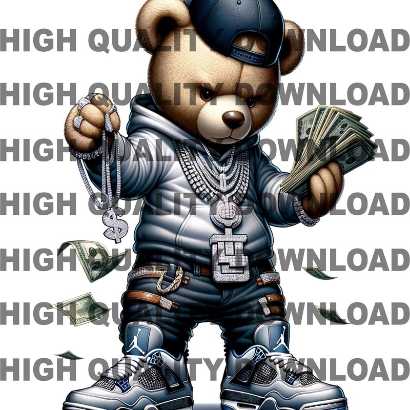 Bear With Money Svg - Etsy