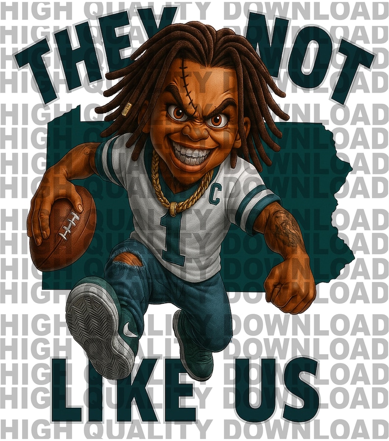Philadelphia Chucky Fan PNG: Football Inspired Digital Art (digital ...