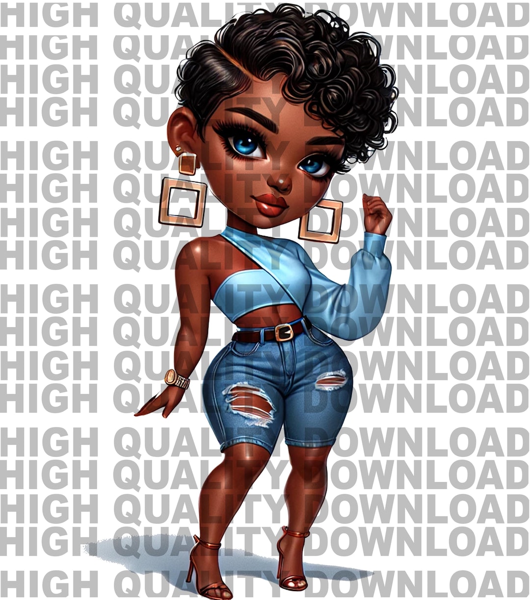 Female Boss, Black Chibi, Betty Png, Female Cartoon, Girl, Girl Boss ...