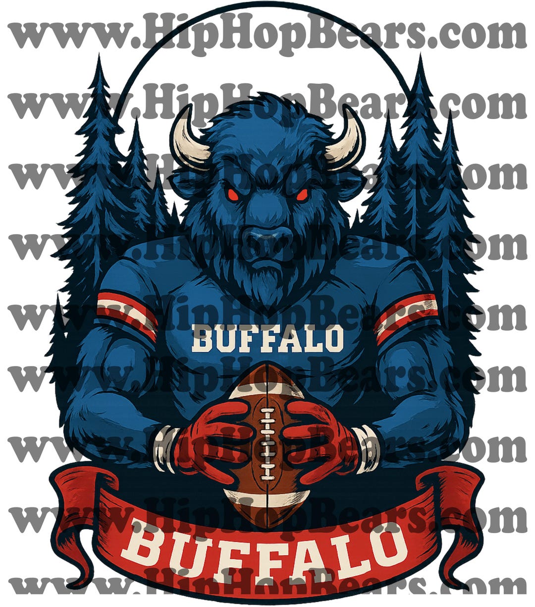 Fierce Buffalo Football PNG – Sports Fan Digital Download - Etsy