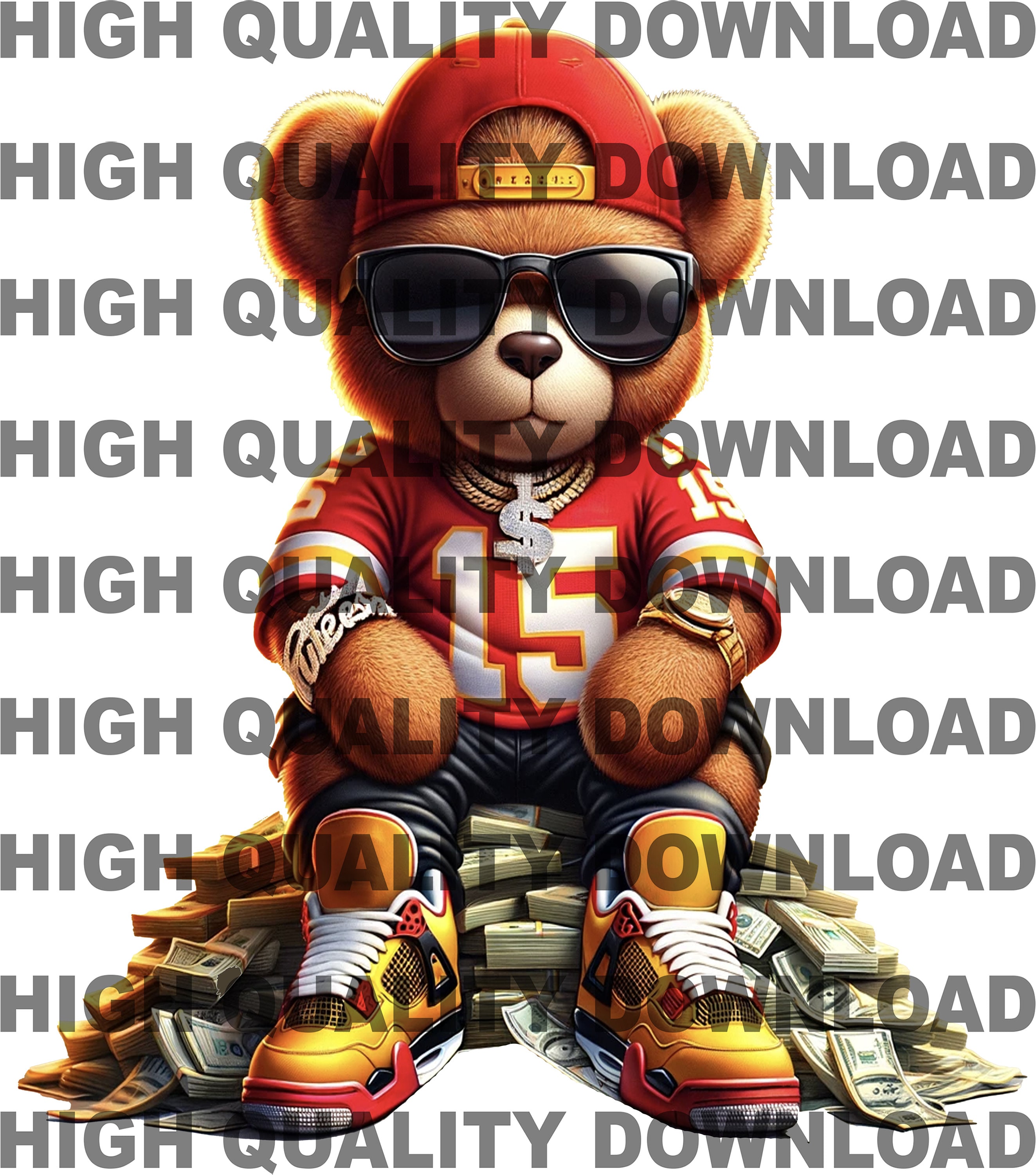 Kansas City Teddy Bear Png, Chiefs PNG, KC Chiefs Inspired Png, Digital ...
