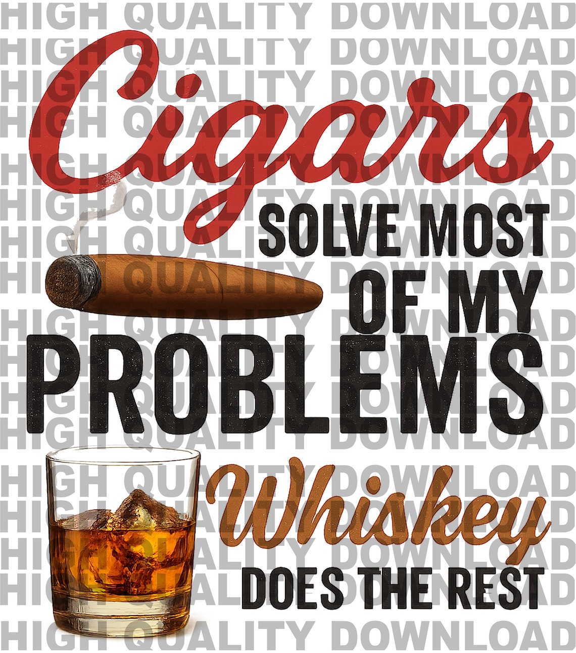 Cigars and Whiskey PNG – Sublimation Design (digital Download) - Etsy