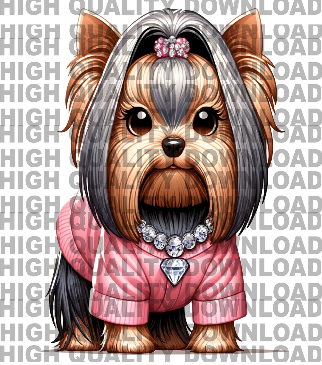 Yorkshire Terrier Png, Yorkie PNG, Dog PNG, Pet Png, Digital Download ...