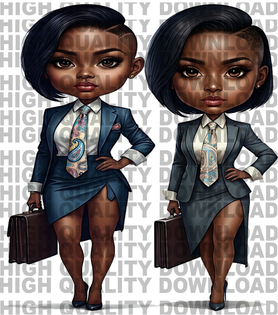 Black Girl Boss Clip Art Png, Black Betty, Betty Png, Female, Girl ...