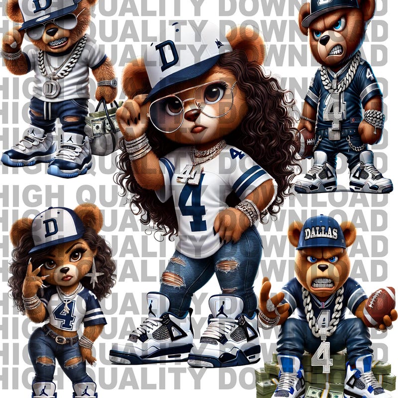 Teddy Bear Dallas Cowboys - Etsy