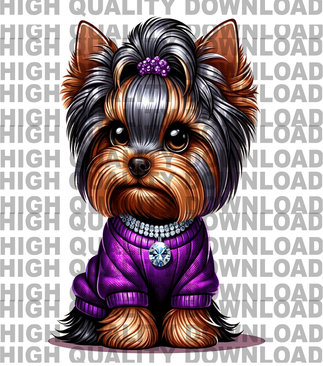 Yorkshire Terrier Png, Yorkie PNG, Dog PNG, Pet Png, Digital Download ...