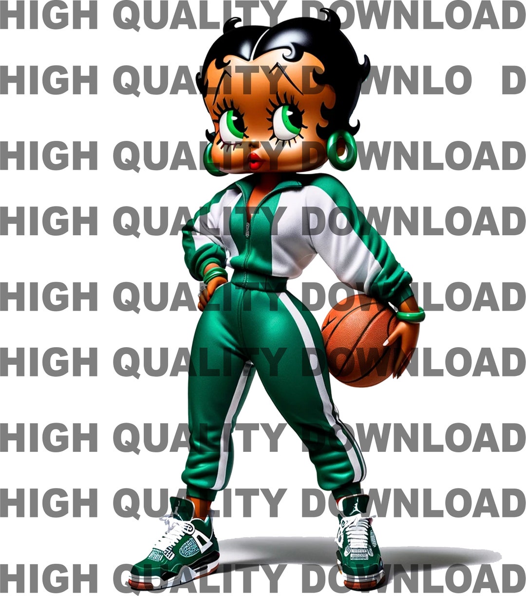 Basketball Betty Boop PNG, Cartoon Girl Clipart (digital Download) - Etsy