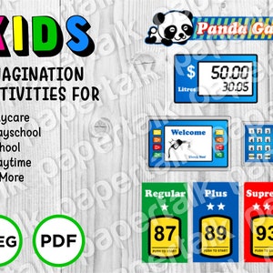Gas Station Printables, Kids,imagination,play,diy,playschool,activities ...