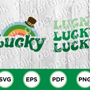 St. Patrick's Day SVG Bundle,four Leaf Clover,cricut,rainbow,lucky ...