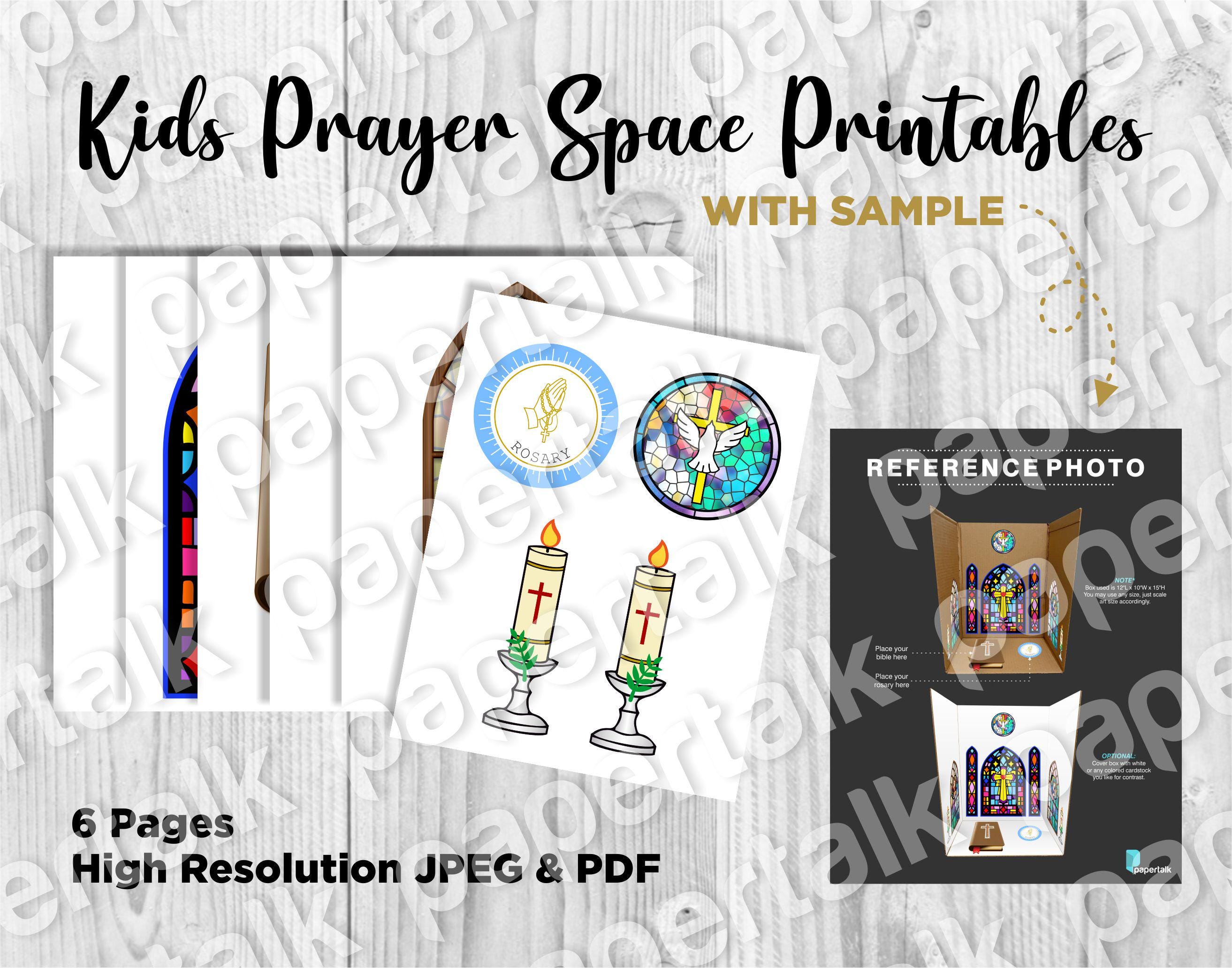Prayer Space Printables,home Alter,praying,jesus, Church, Christian ...