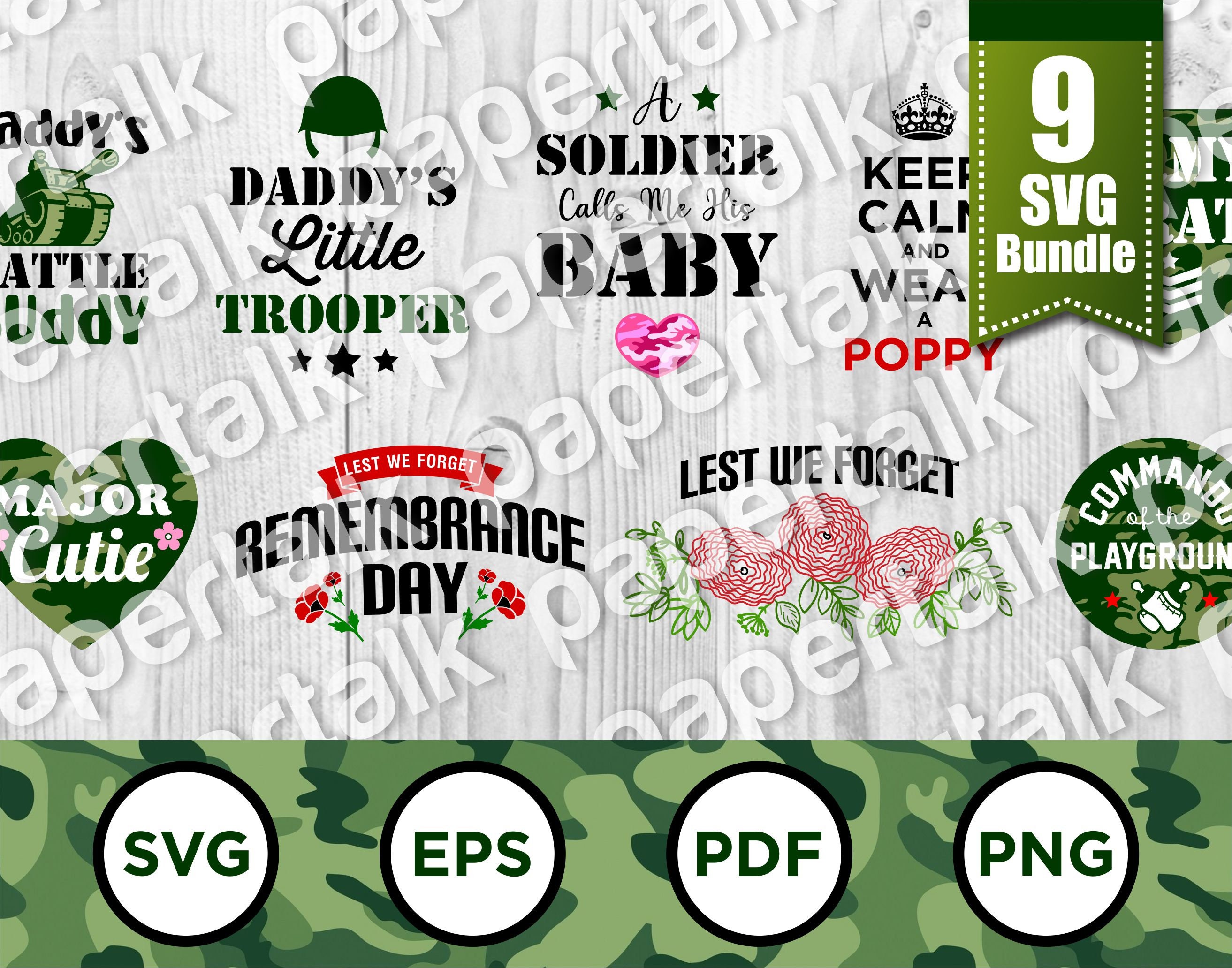 Military Baby Remembrance Day Svg,baby Onesie,army,trooper,memorial Day ...