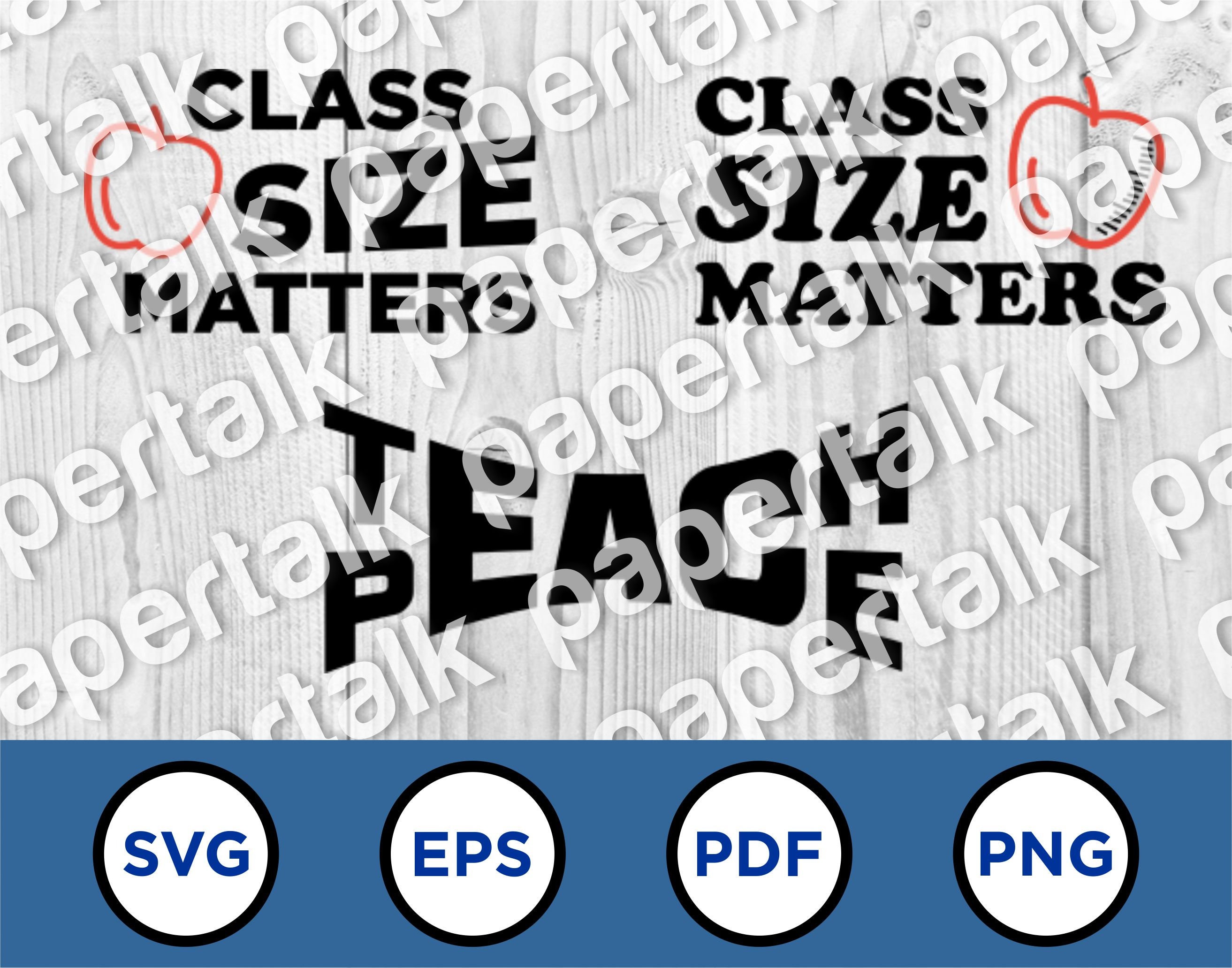 Education Workers SVG Bundle,no Cuts to Education,class Size Matters ...