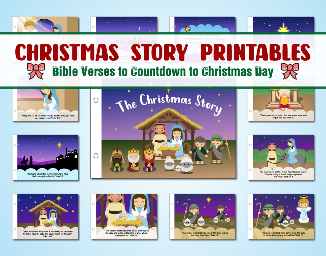 The Christmas Story, Nativity, Birth of Christ,savior,printable Book ...