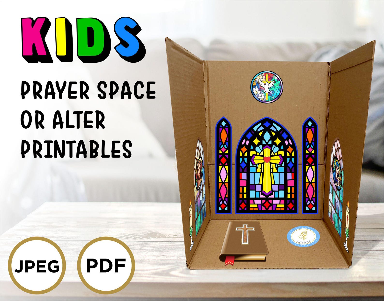 Prayer Space Printables,home Alter,praying,jesus, Church, Christian ...