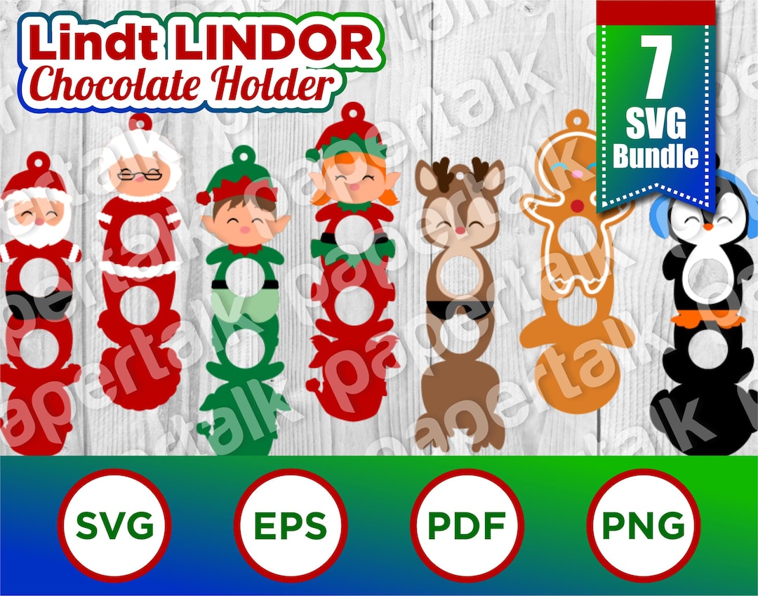 Lindor Holder Ornament SVG Bundle,lindor,lindt,christmas,candy,diy ...