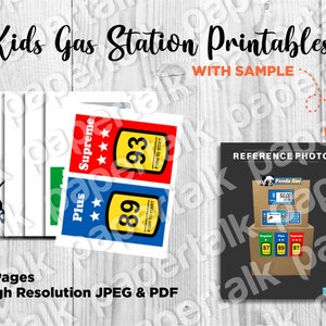Gas Station Printables, Kids,imagination,play,diy,playschool,activities ...