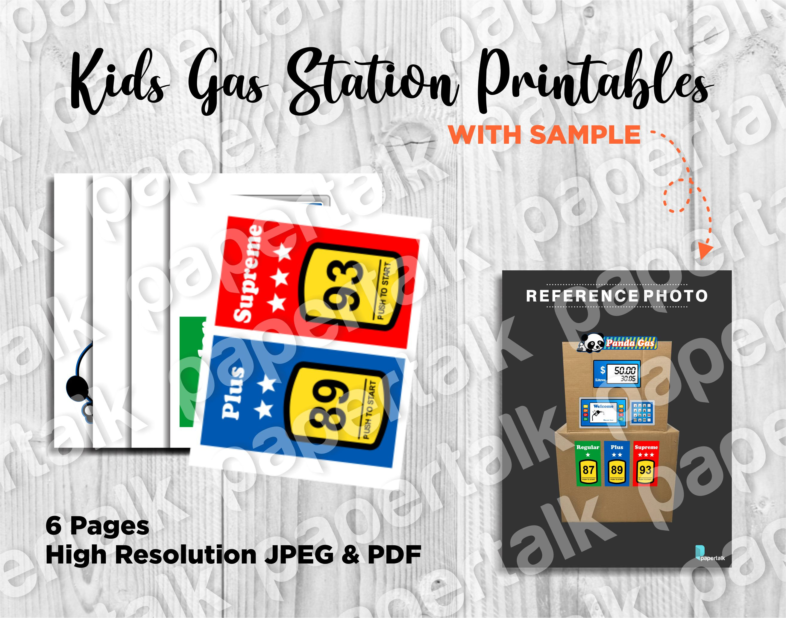 Gas Station Printables, Kids,imagination,play,diy,playschool,activities ...