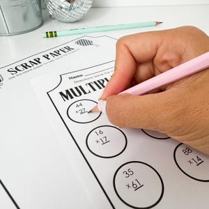 Multiplication Pickleball Worksheets | Printable Independent Math ...