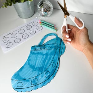 All About Me Croc Craft Activity | Back to School, Get to Know Me ...