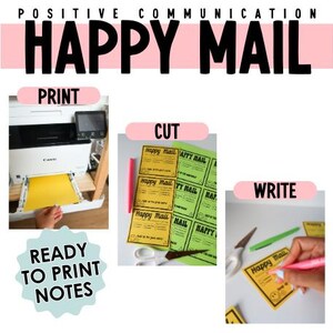 Happy Notes Home Printable | Ready to Print, Positive Family ...