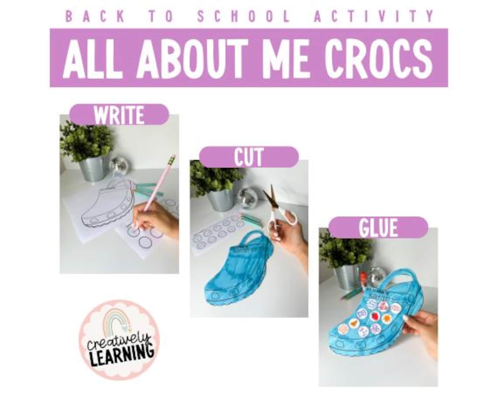All About Me Croc Craft Activity | Back to School, Get to Know Me ...